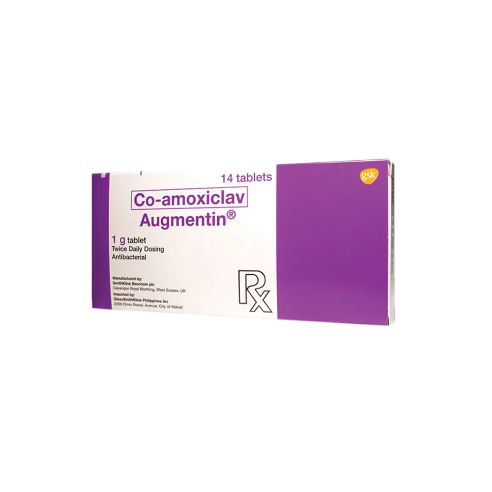 AUGMENTIN Co-Amoxiclav 1g Tablet 1's price in the Philippines | MedsGo ...